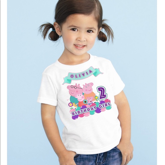 Shirts & Tops | Personalized Birthday Shirts Customizable Name And Age ...